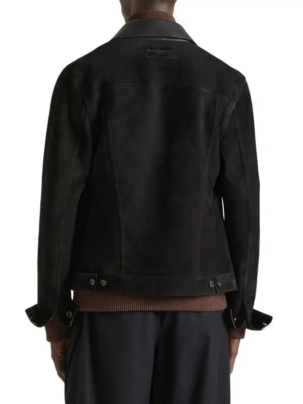 Givenchy Jacket In Suede With Asymmetrical Pocket
