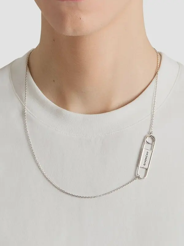 Givenchy Pin Necklace In Metal