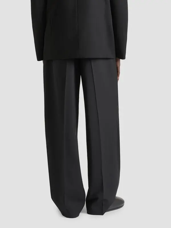 Givenchy Double Pleated Pants In Wool And Mohair