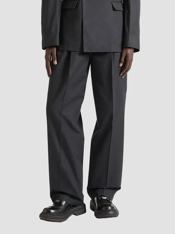Givenchy Double Pleated Pants In Poplin