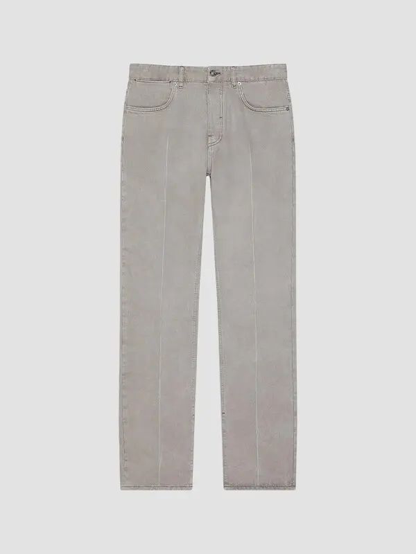 Givenchy Straight Fit Jeans With Folded Effect