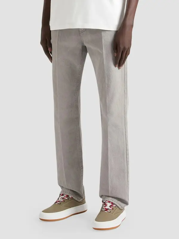 Givenchy Straight Fit Jeans With Folded Effect