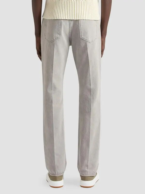 Givenchy Straight Fit Jeans With Folded Effect