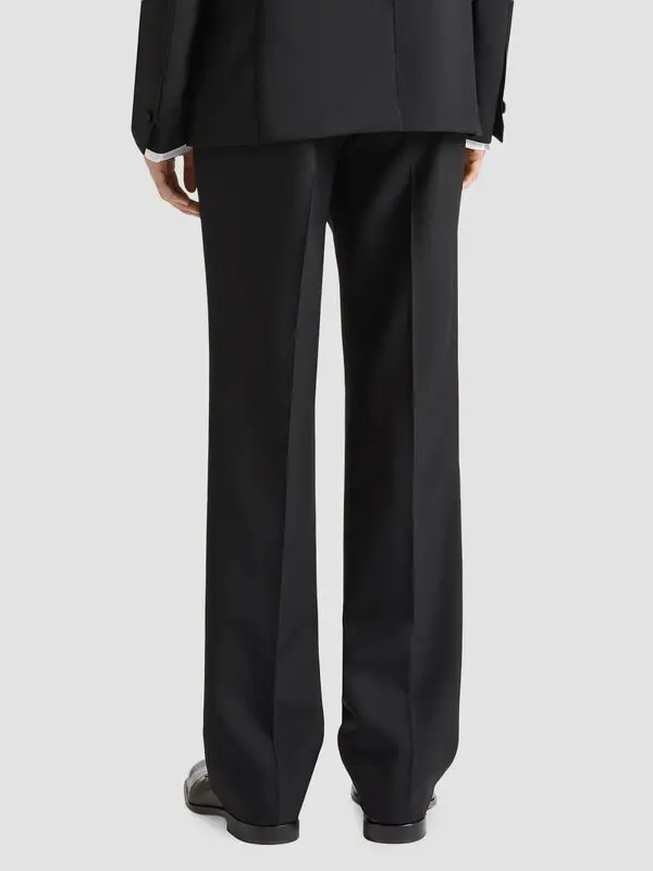 Givenchy Slim Fit Tailored Pants In Wool And Mohair