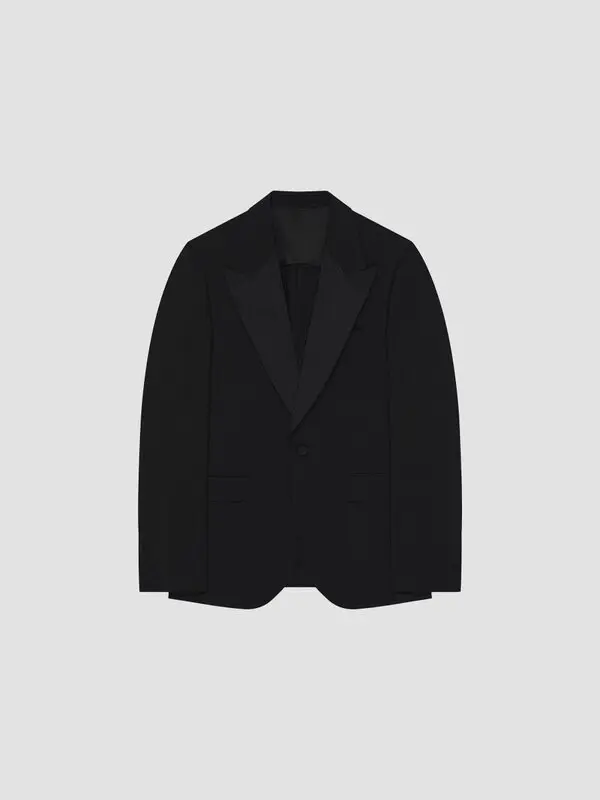Givenchy Single-breasted Deconstructed Jacket In Wool And Mohair