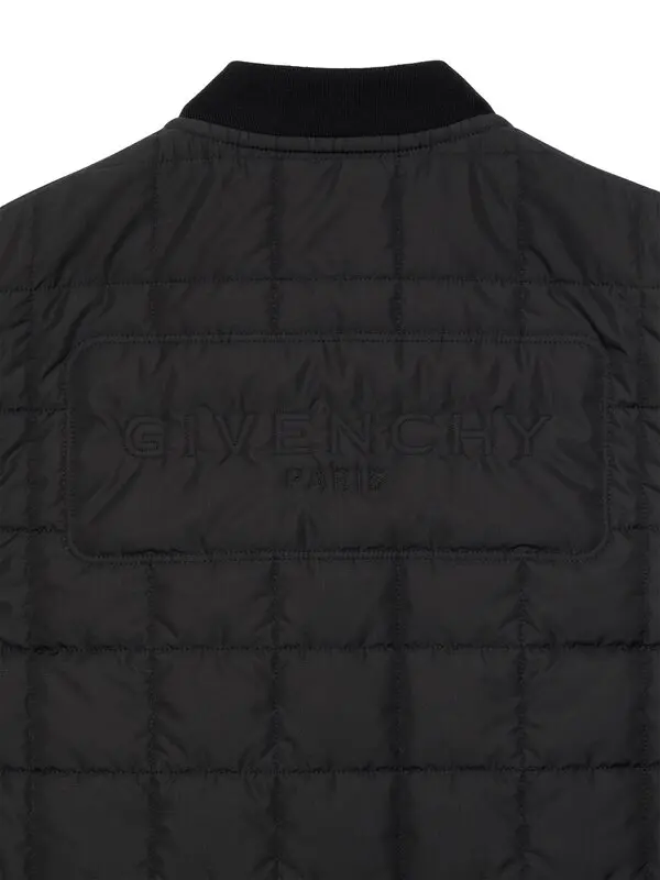 Givenchy Couture Seam Quilted Sleeveless Blouson Vest