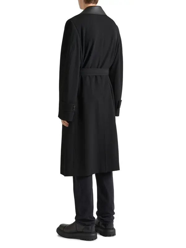 Givenchy Couture Seam Trench Coat In Wool