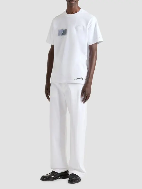 Givenchy T-shirt In Cotton With Trompe Atelier Print