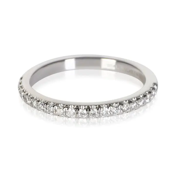 Tiffany & Co. Diamond Soleste Half Eternity Band - Platinum