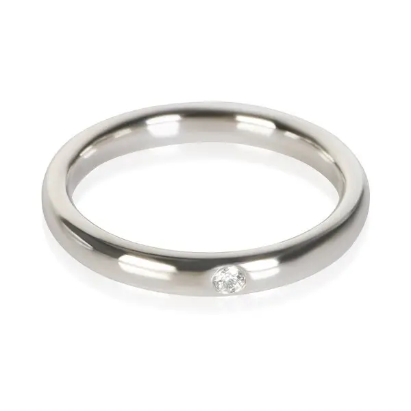 Tiffany & Co. Diamond Elsa Peretti Stacking Band - Platinum