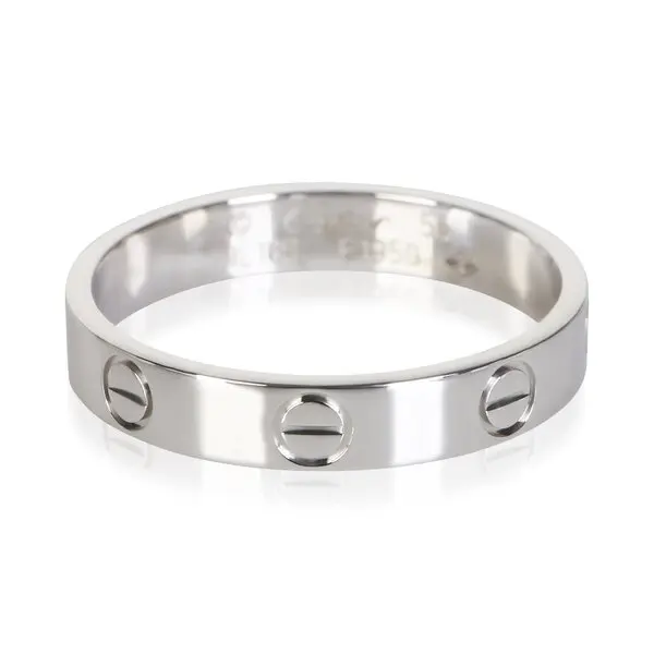 Cartier Small Model Love Ring - Platinum