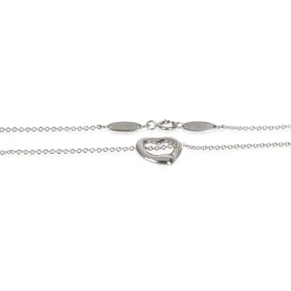 Tiffany & Co. Diamond Elsa Peretti Open Heart Pendant