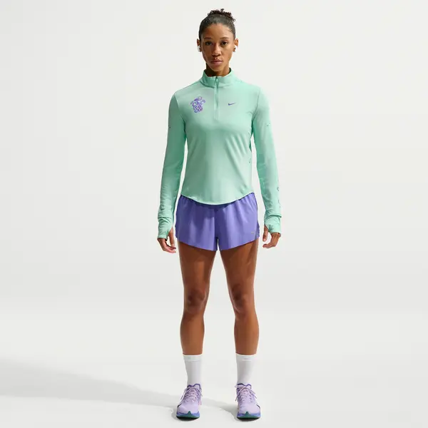 Nike Swift Dri-fit Uv Protection 1/2-zip Running Top