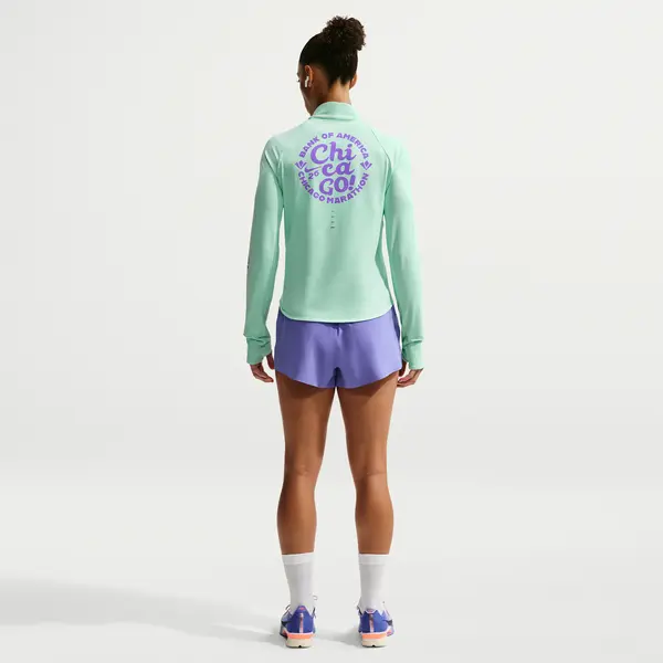 Nike Swift Dri-fit Uv Protection 1/2-zip Running Top