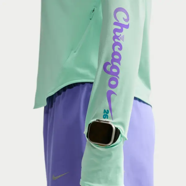 Nike Swift Dri-fit Uv Protection 1/2-zip Running Top