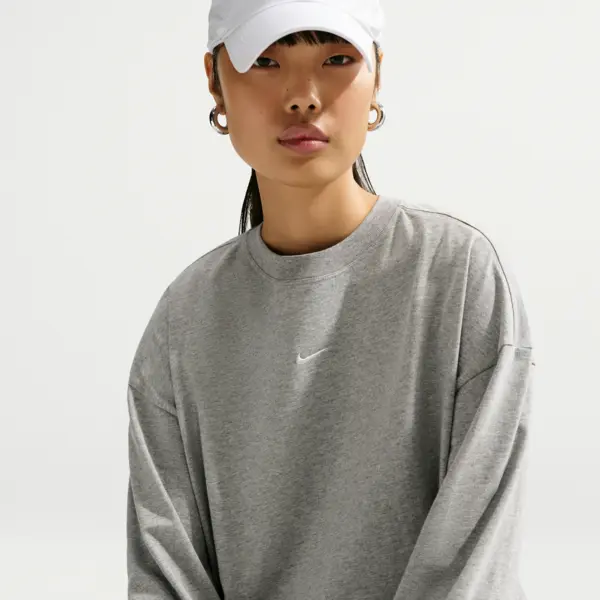Nike Sportswear Classic Oversized Long-sleeve T-shirt - Grey