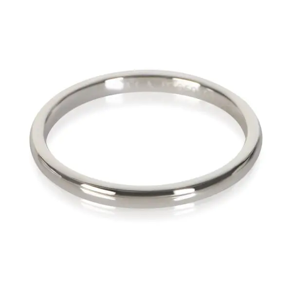 Van Cleef & Arpels Tendrement 2mm Band - Platinum