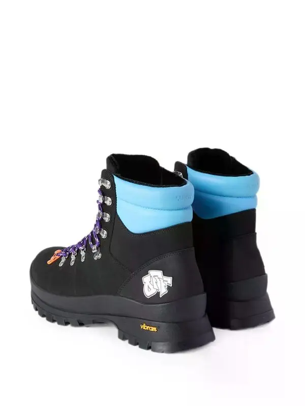 Off-White Logo-patch Panelled Hiking Boots