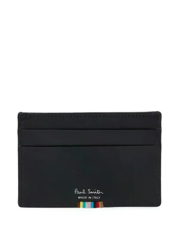 Paul Smith Leather 'signature Stripe' Card Holder