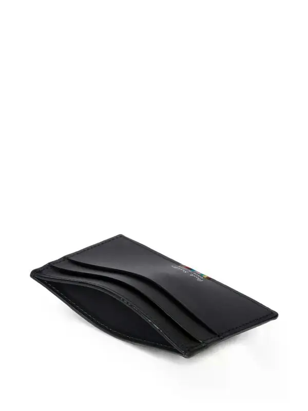 Paul Smith Leather 'signature Stripe' Card Holder