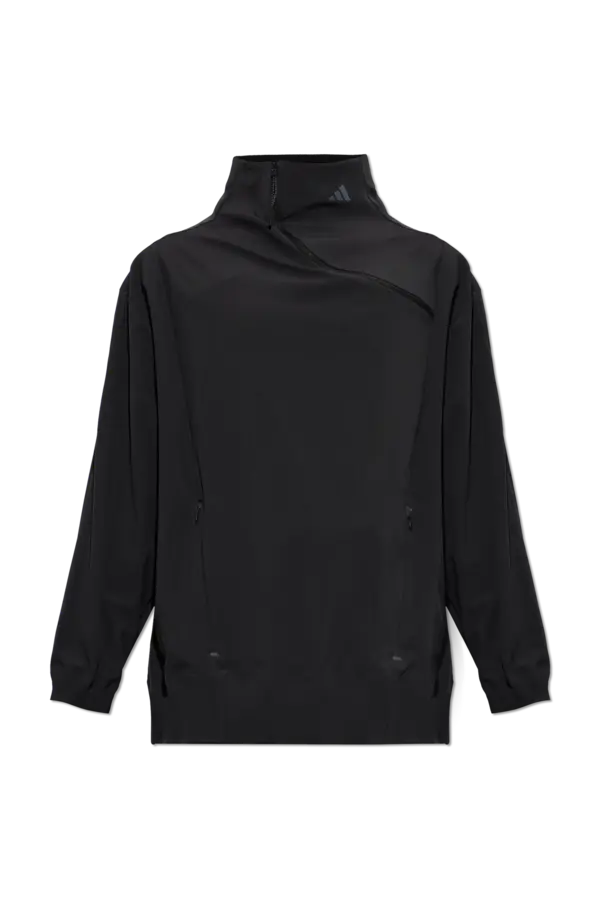 Adidas Oversized Zip-front Sweatshirt