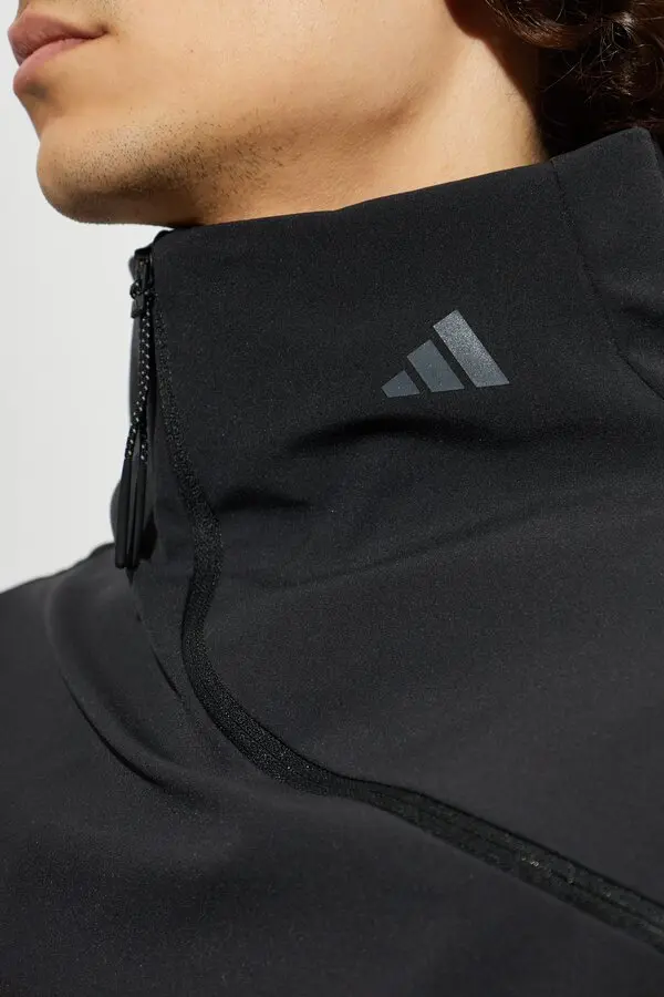 Adidas Oversized Zip-front Sweatshirt