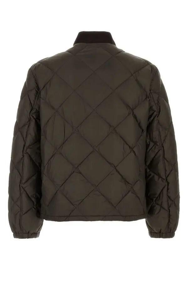 Prada Olive Polyester Down Jacket