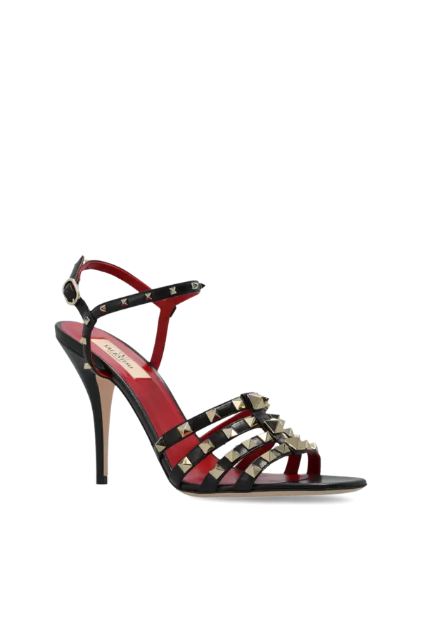Valentino Garavani Studded Heeled Leather Sandals