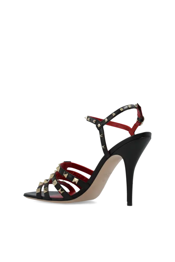 Valentino Garavani Studded Heeled Leather Sandals