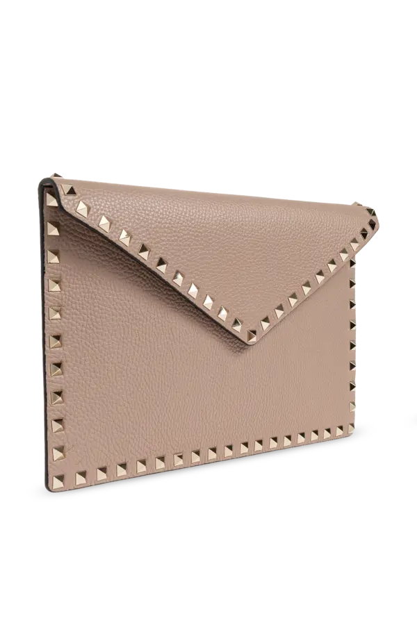 Valentino Garavani Studded Leather Clutch