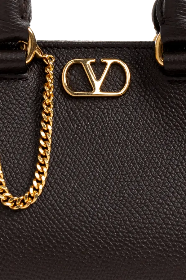 Valentino Garavani Leather Bag With Logo