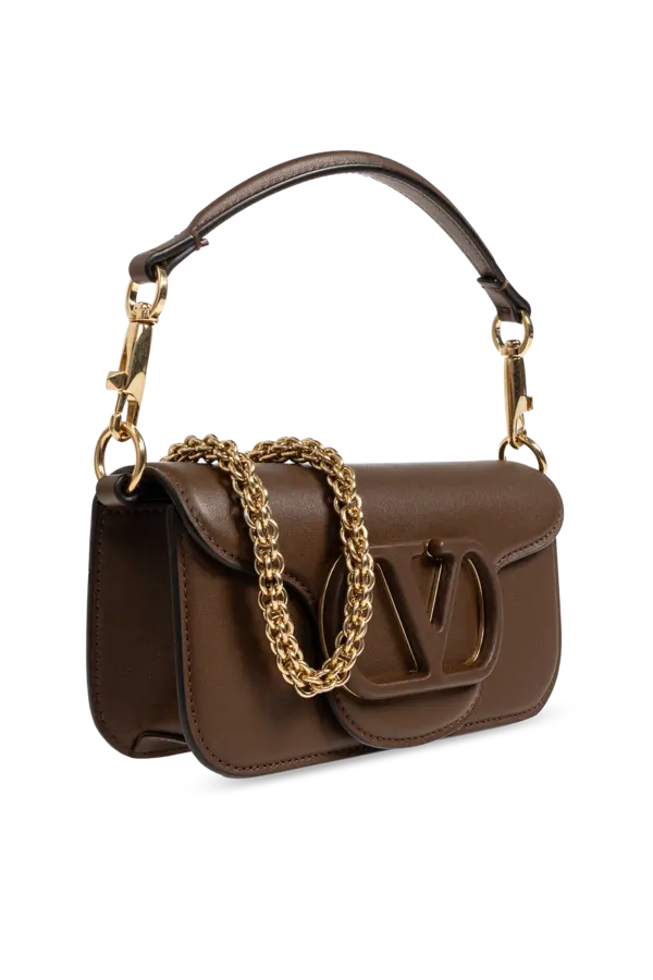 Valentino Garavani Logo Leather Shoulder Bag