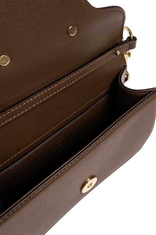 Valentino Garavani Logo Leather Shoulder Bag