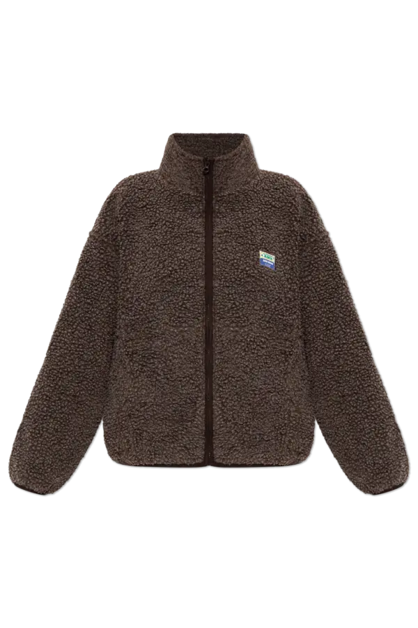 American Vintage Patch Sweatshirt - Brown