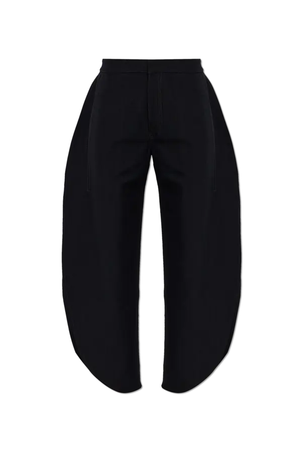Alaïa Wool Trousers - Black