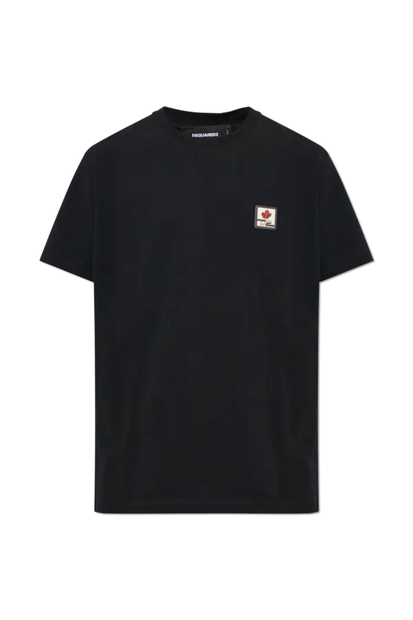 Dsquared2 Cotton T-shirt With Logo - Black