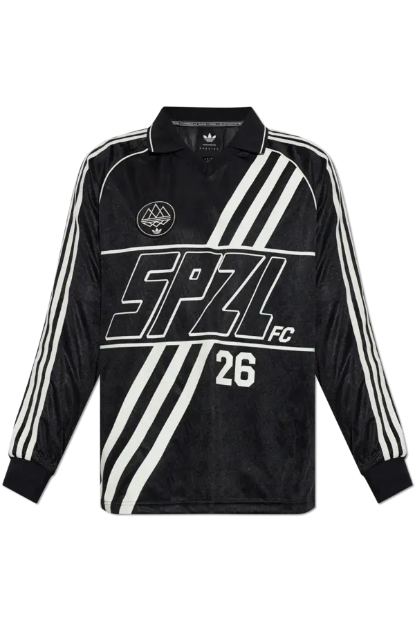 ADIDAS ORIGINALS Spzl F.c. Long-sleeve T-shirt - Black