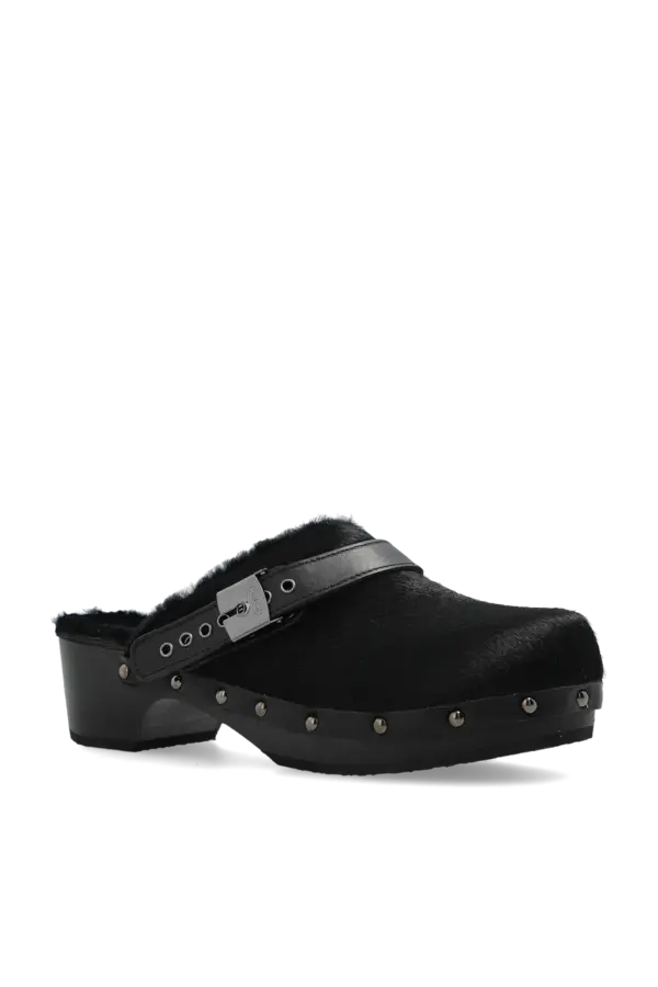 DR. SCHOLL'S SHOES Leather Mules ‘pescura Robin