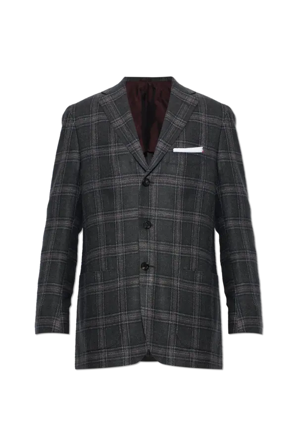 Kiton Check-pattern Blazer