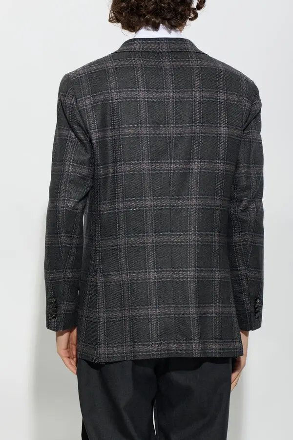 Kiton Check-pattern Blazer