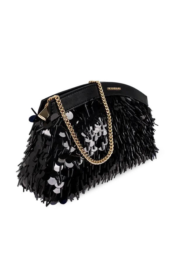 Michael Kors Athena’ Sequin Clutch - Black