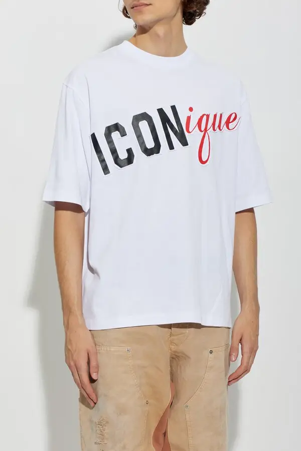 Dsquared2 Cotton T-shirt With Stitched Logo