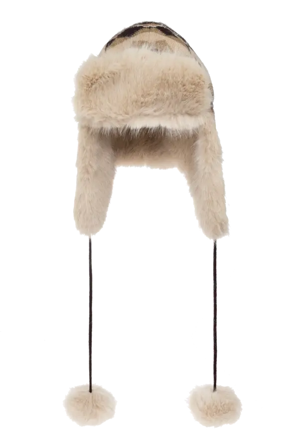 UGG Patterned Hat With Ear Flaps