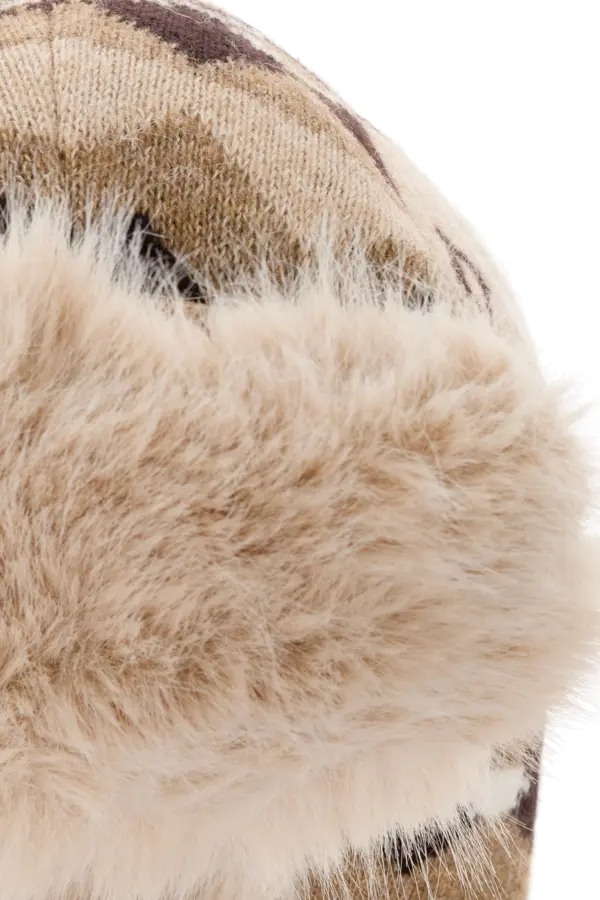 UGG Patterned Hat With Ear Flaps
