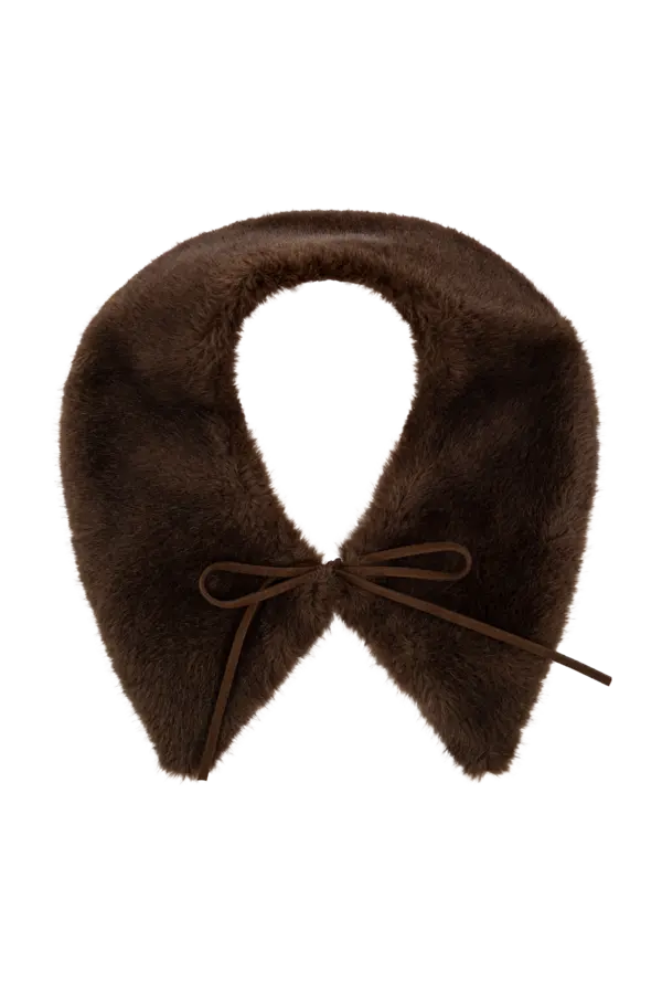 BY MALENE BIRGER Faux Fur Collar ‘cowie - Brown