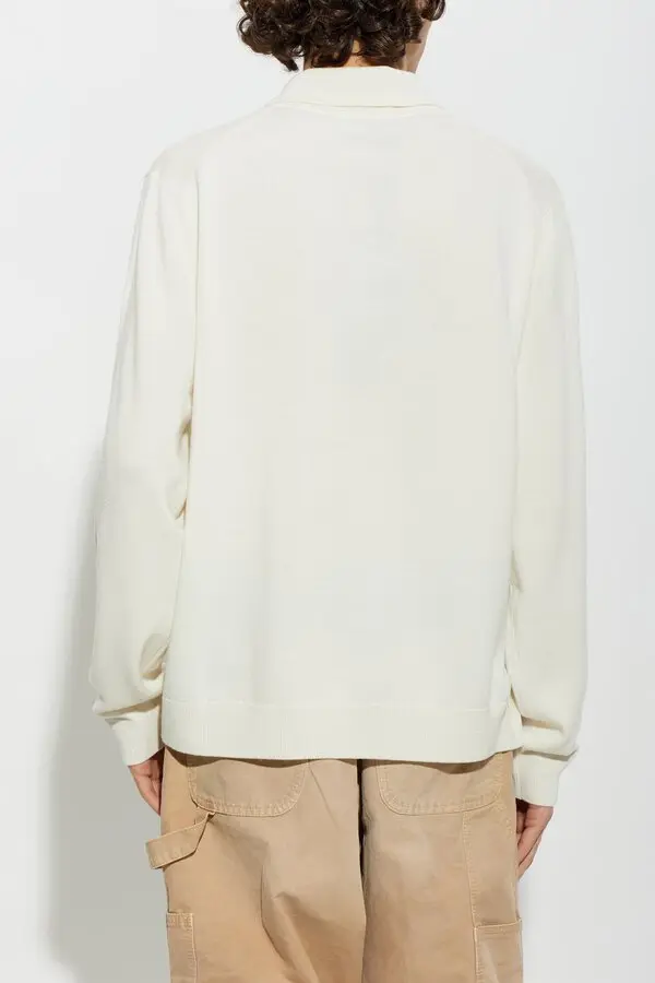 Dsquared2 Long-sleeved Wool Polo