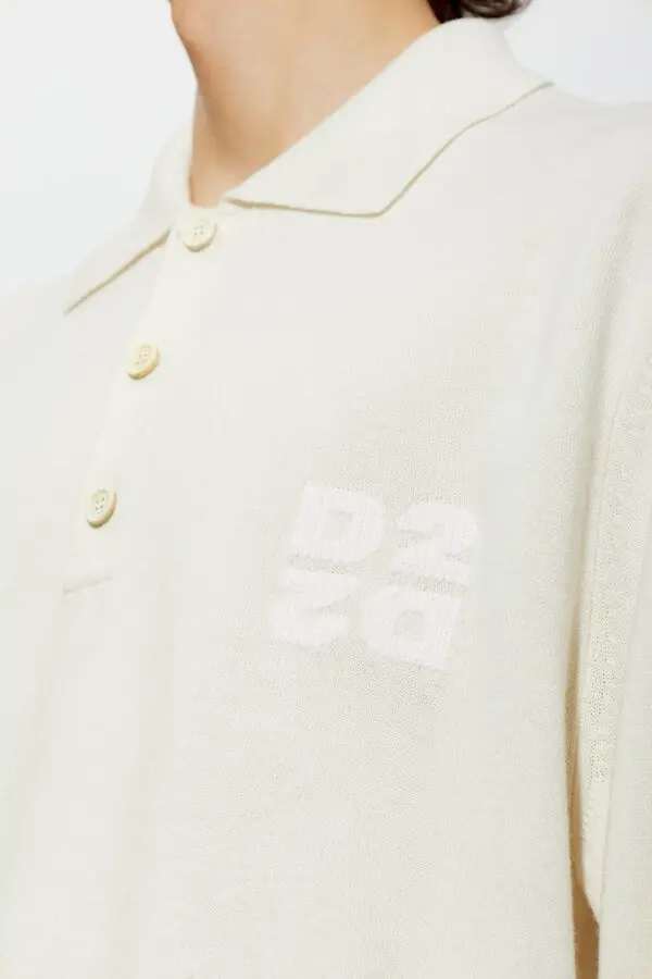 Dsquared2 Long-sleeved Wool Polo