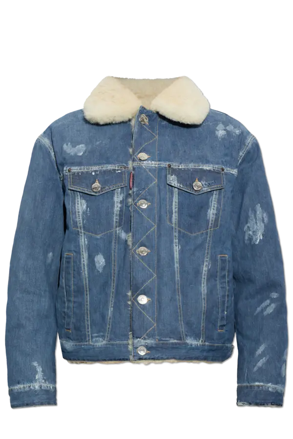Dsquared2 Vintage’-style Denim Jacket