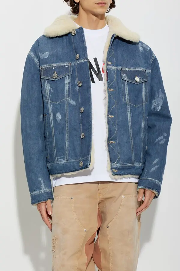 Dsquared2 Vintage’-style Denim Jacket