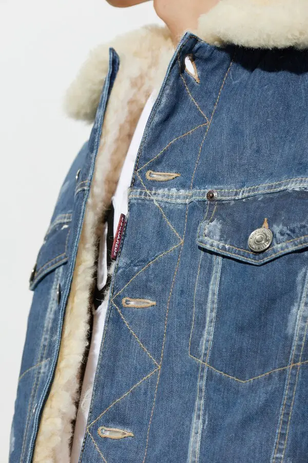 Dsquared2 Vintage’-style Denim Jacket